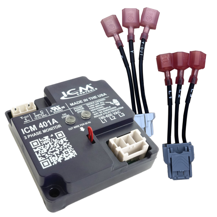 ICM Controls ICM401A 3 Phase Line Voltage Monitor - AC Spare Parts ...