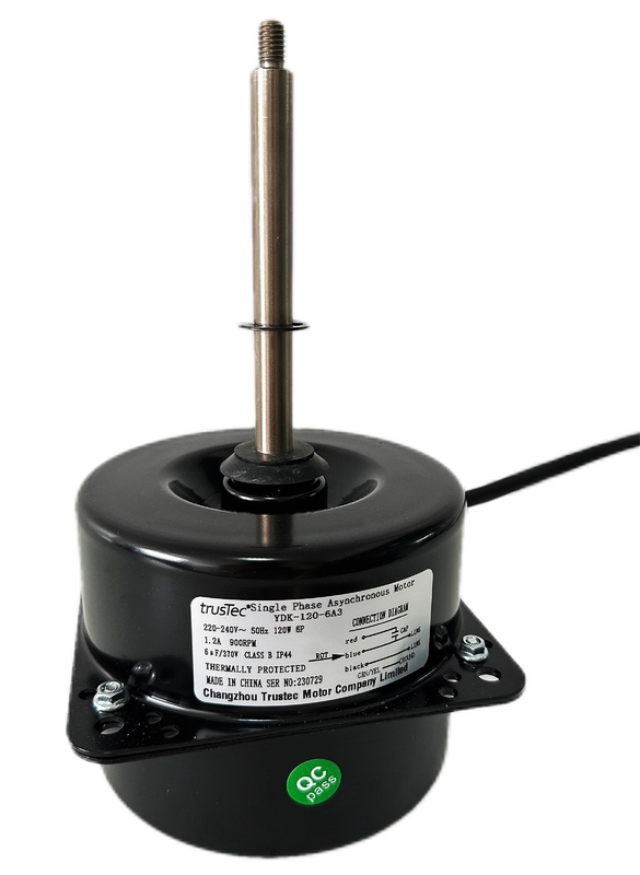 AC 6P Outdoor Fan Motor 120W 900RPM For Fresh Air Ventilation System ...